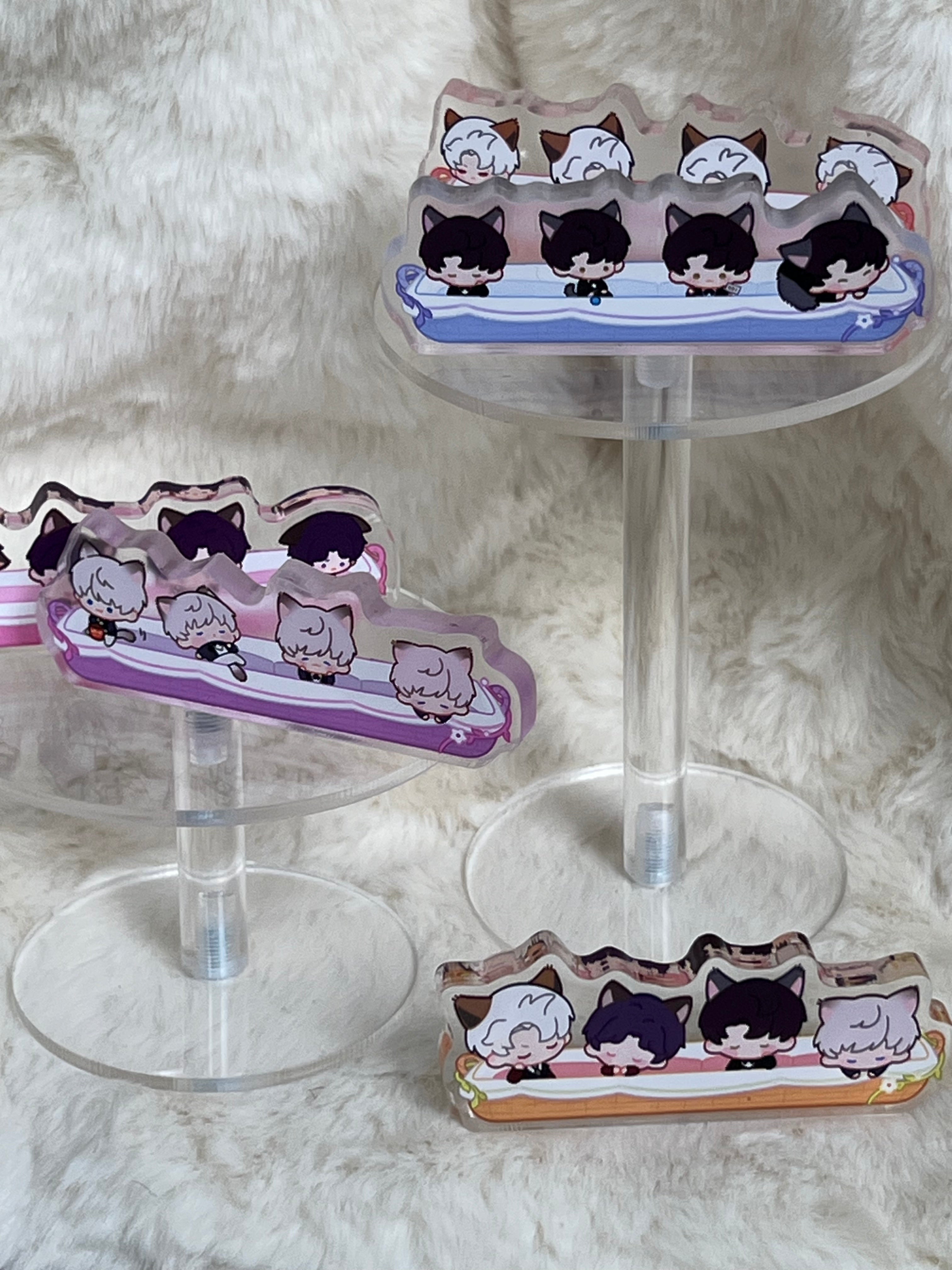 [Love and Deepspace] Chibi Cat Acrylic Standee, Yes Cat Caretaker Even ...